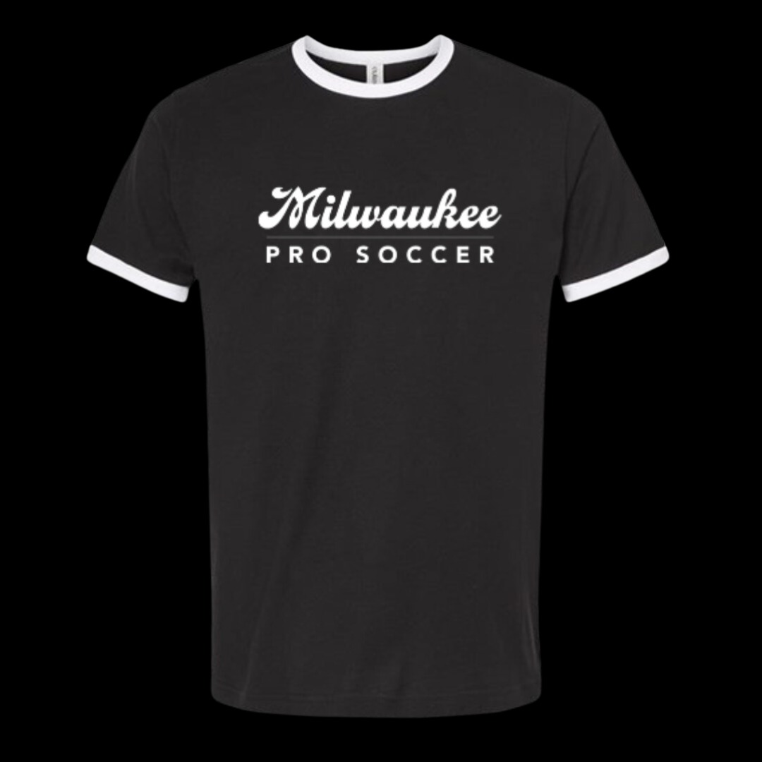 Adult- T-shirt Black Ringer, MKE PRO